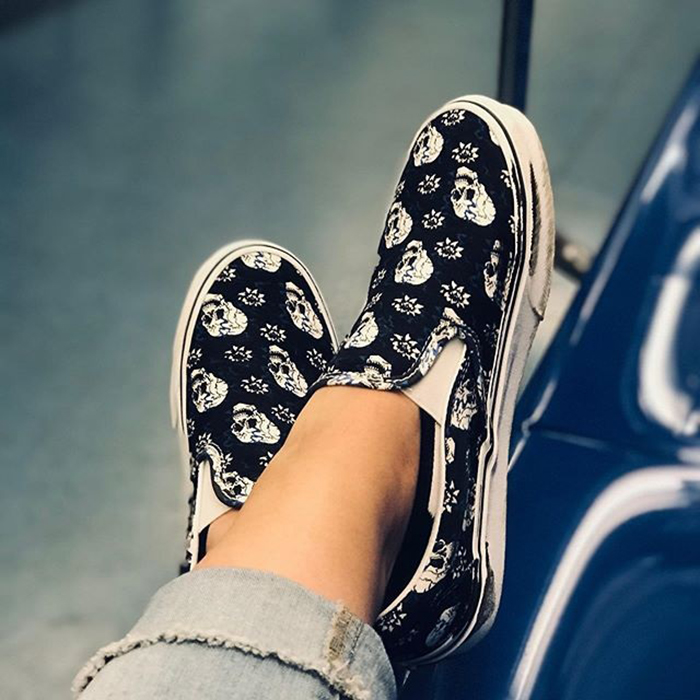 Vans UA Authentic Flash Skulls - Vans UA Authentic Flash Skulls